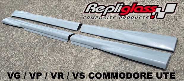 SIDE SKIRTS compatible for HOLDEN COMMODORE VG VP VR VS UTE two piece ...