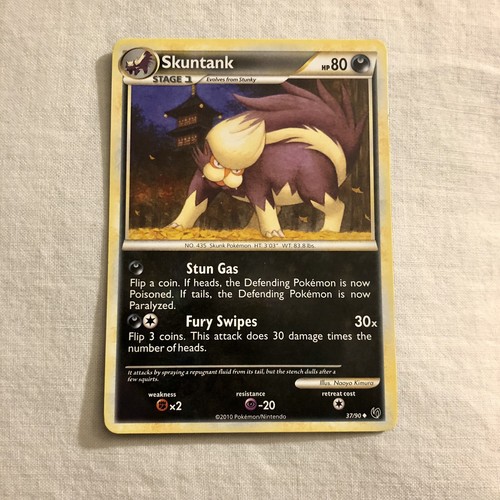 Skuntank 37/90 Uncommon HGSS Undaunted NM Pokemon card | eBay