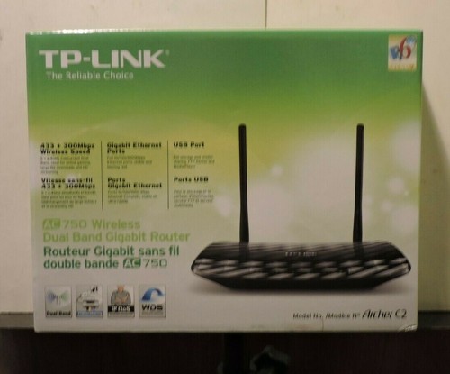 TP-Link Archer C2 AC750 Wireless Dual Band Gigabit Router | eBay