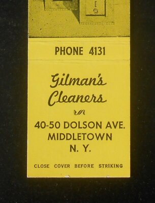 1950s Gilman's Cleaners Phone 4131 40-50 Dolson Ave. Fur Storage ...