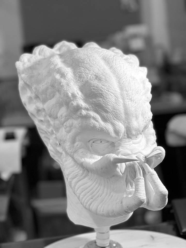 *1:1 JUNGLE HUNTER PREDATOR RESIN HEAD BUST STAN WINSTON MOLDS RARE ...