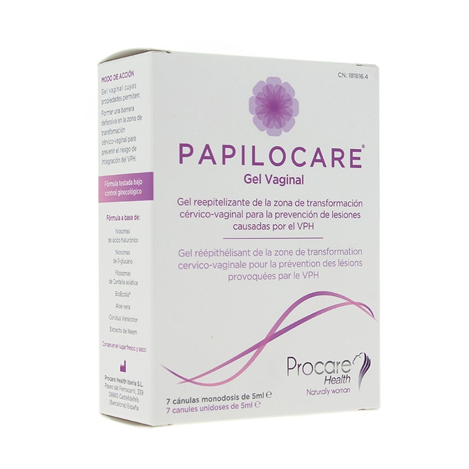 Papilocare Vaginal Gel HPV-induced lesions 7x5 ml ORIGINAL | eBay