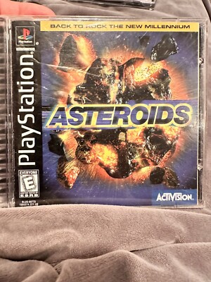 Asteroids (Sony PlayStation 1, 1998) PS1 Tested Complete Black Label ...