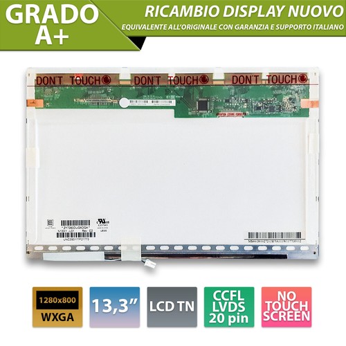 Display 13.3 compatibile con Toshiba Satellite U300-116 [20pin CCFL ...