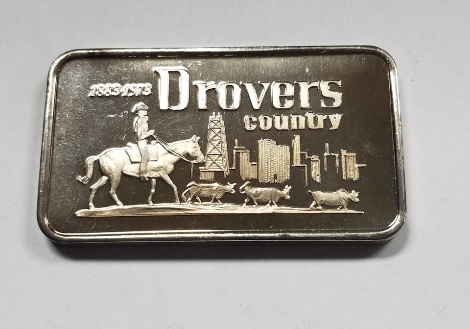 1973 Drovers Country Vintage .999 1oz | Drover's National Bank of ...