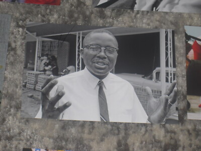 FRED GRAY Signed 4x6 Photo MARTIN LUTHER KING JR CIVIL RIGHTS AUTOGRAPH ...