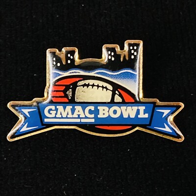 VTG‼ GMAC Bowl Mobile Alabama Tie Tack Lapel Pin NCAA Football • VGUC‼ ...