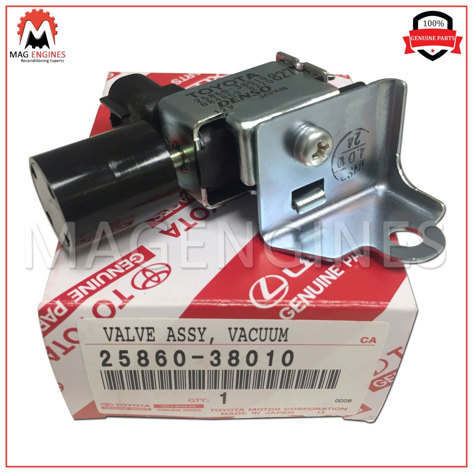 25860-38010 GENUINE OEM VALVE ASSY, VACUUM SWITCHING 2586038010 | eBay