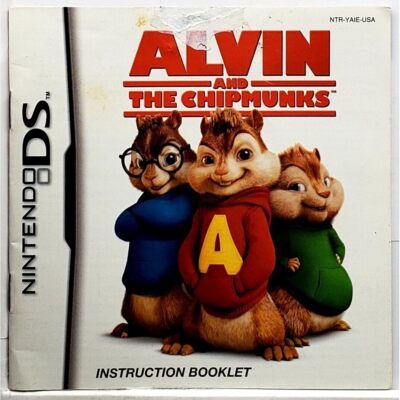 (Manual Only) Alvin And The Chipmunks The Nintendo DS Authentic | eBay