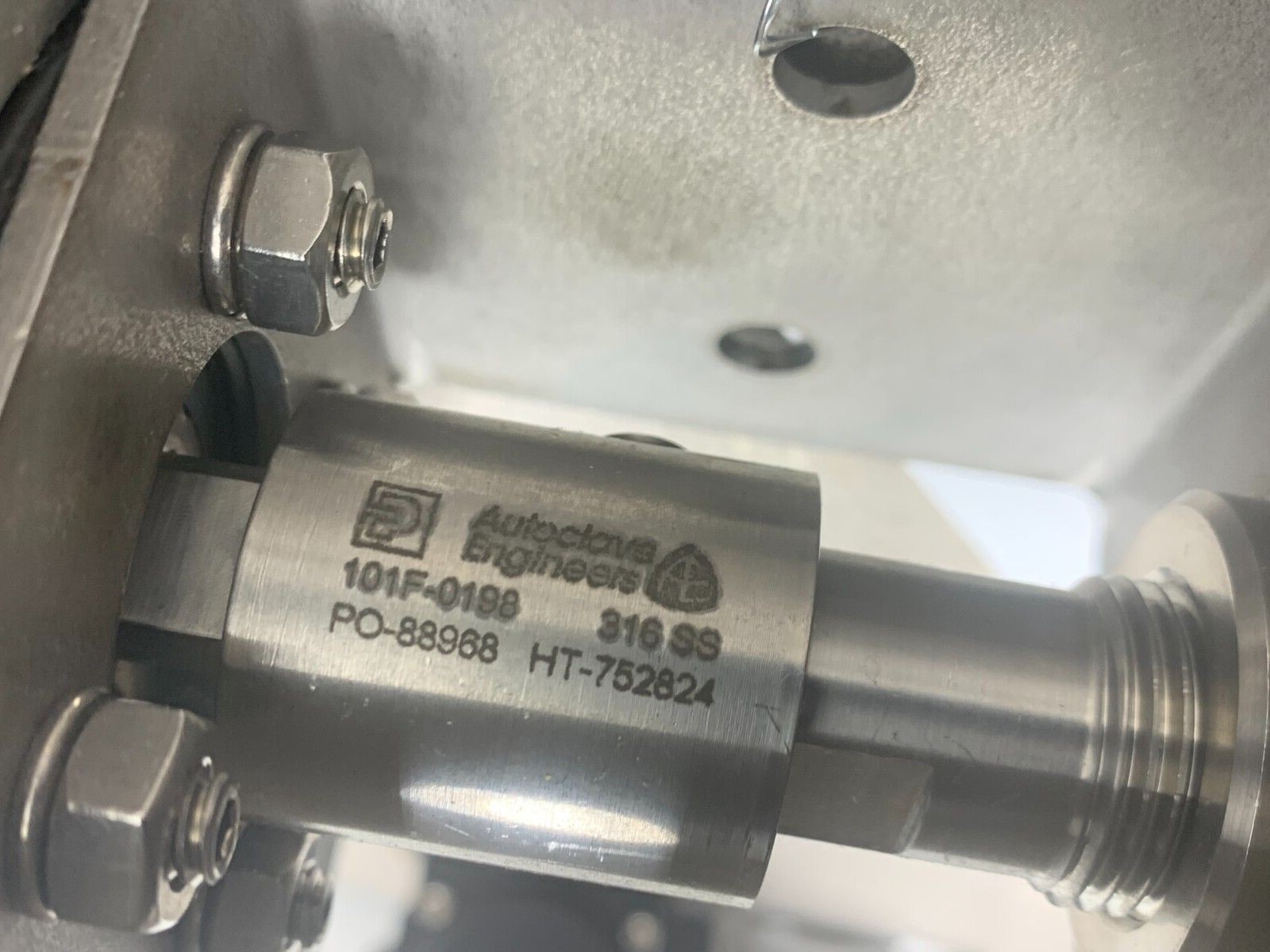 AUTOCLAVE ENGINEERS 3B6S15P6-HTAOC SS BALL VALVE 201D-0100 WITH 91527 ...