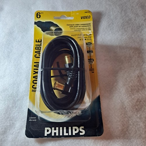 Philips RG59 Coaxial Cable 6 ft Video PH61212 Connects Video Components ...