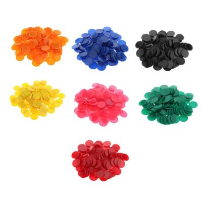 Set of 100 1 Inch Plastic Learning Counting Counters Game Tokens Mini ...