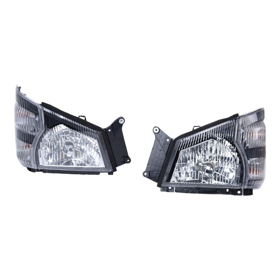 Headlights+Corner Lights Set 4PCS For 2004-2007 Isuzu NPR NQR 05-07 GMC ...