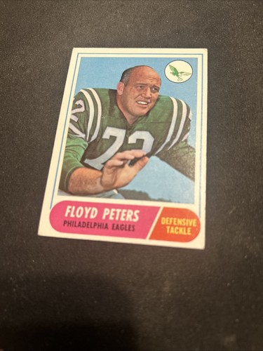 1968 Topps Football Card #188 Floyd Peters Philadelphia Eagles Ex Free ...
