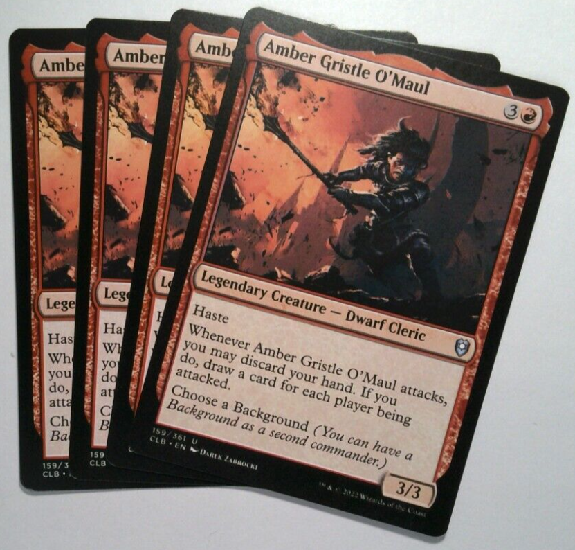 Mtg - Amber Gristle O'Maul x4 | eBay