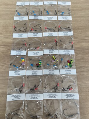20x Pack Of Mixed Sea Fishing Rigs From The Rig Shack. Excellent ...