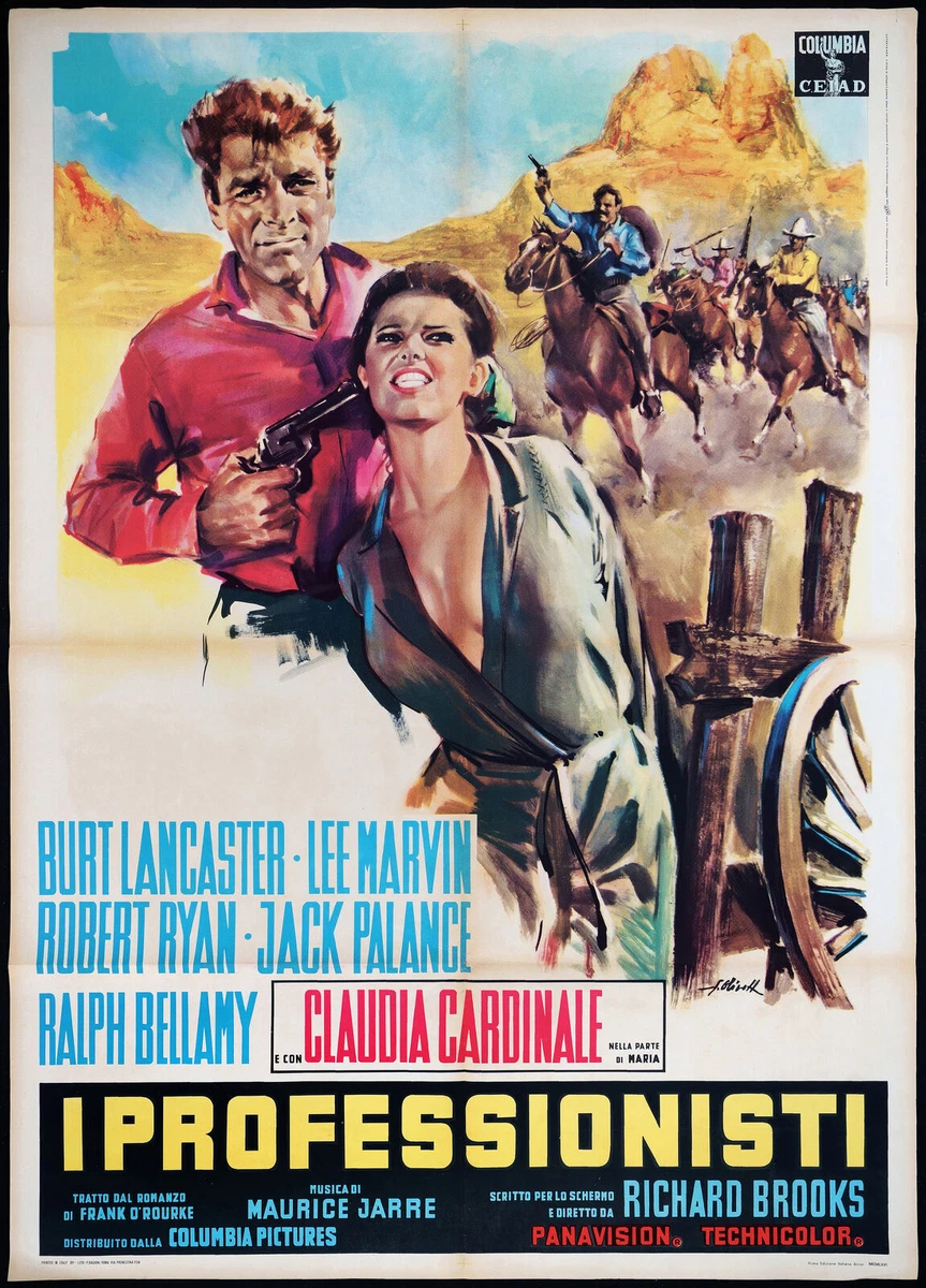 The Professionals 1966 Poster