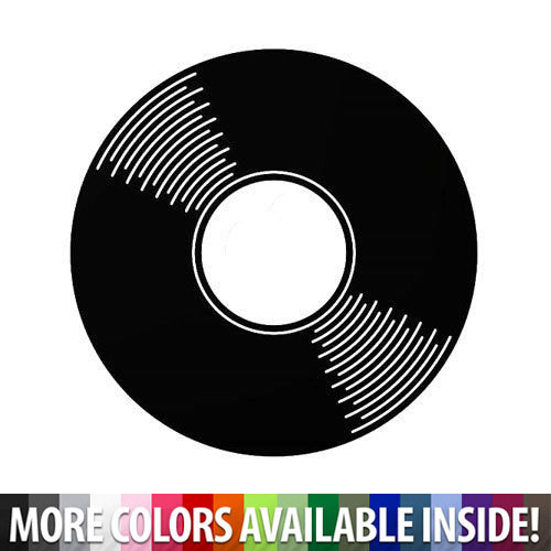 Record Player Album Spinning for Macbook Laptop Car Window Wall Decal ...