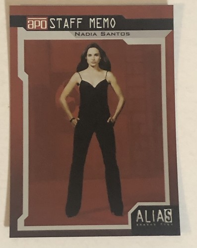 Alias Season 4 Trading Card Jennifer Garner #61 Nadia Santos | eBay