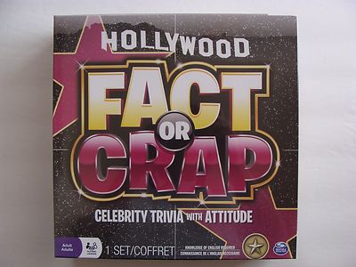 NEW Hollywood Fact or Crap Celebrity Trivia Game by Spin Master 2012 | eBay