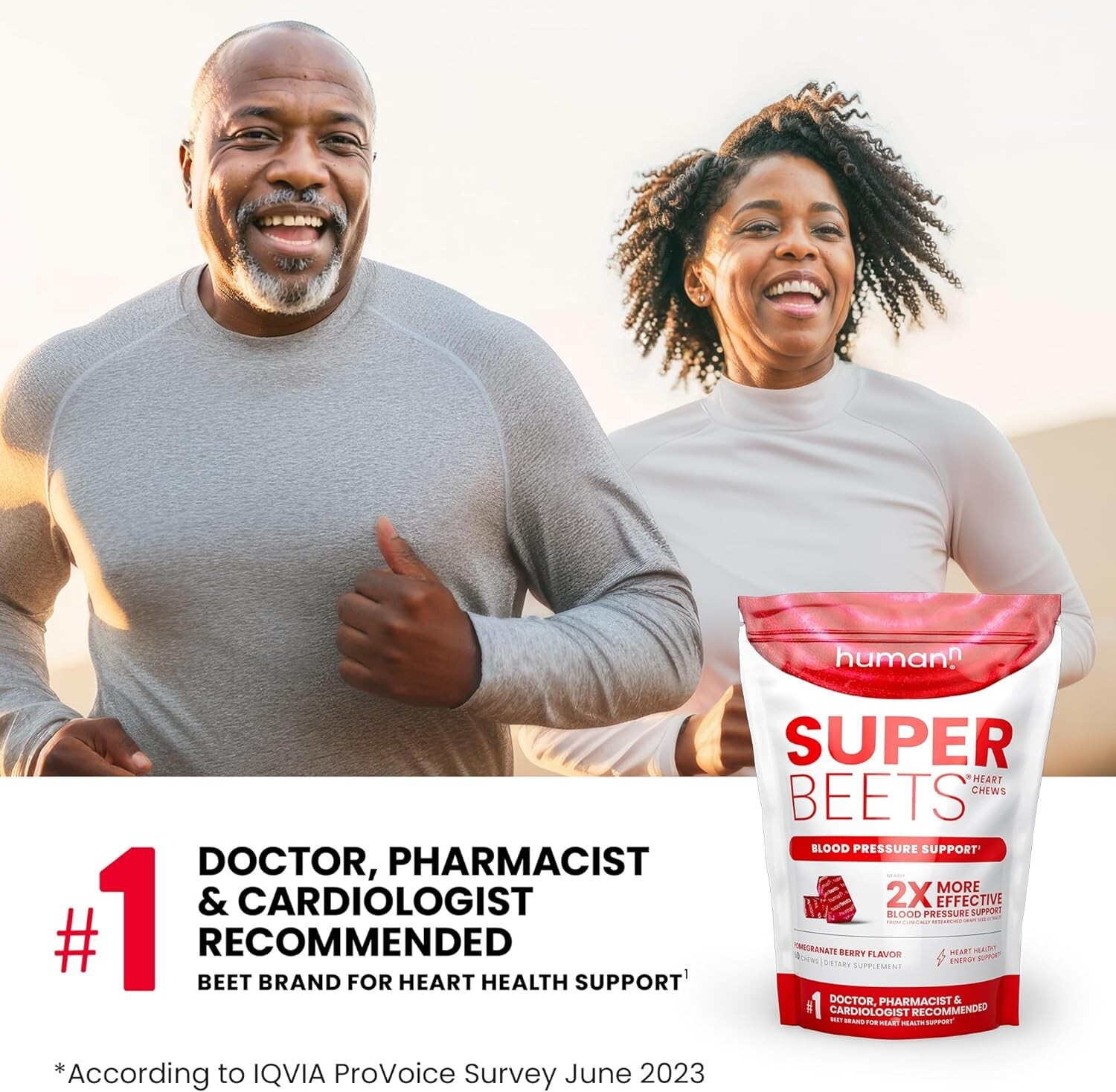 humanN SuperBeets Heart Chews,Nitric Oxide Production and Blood Pressure Support 813188020780| eBay