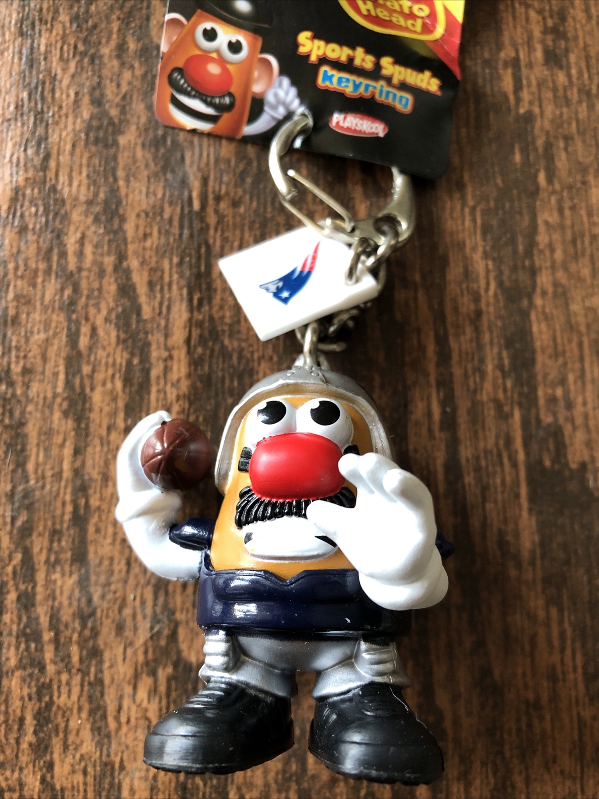 Mr Potato Head Sports Spuds New England patriots NFL Team Key Ring New ...