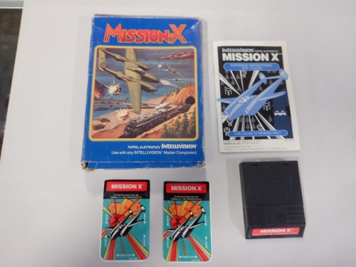 Intellivision Games - Mission X - Complete In Box W/ Overlays ...