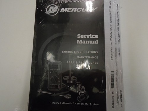 Mercury Mariner Service Manuel 105 140 Jet 135 150 175 200 225 OEM 90 ...