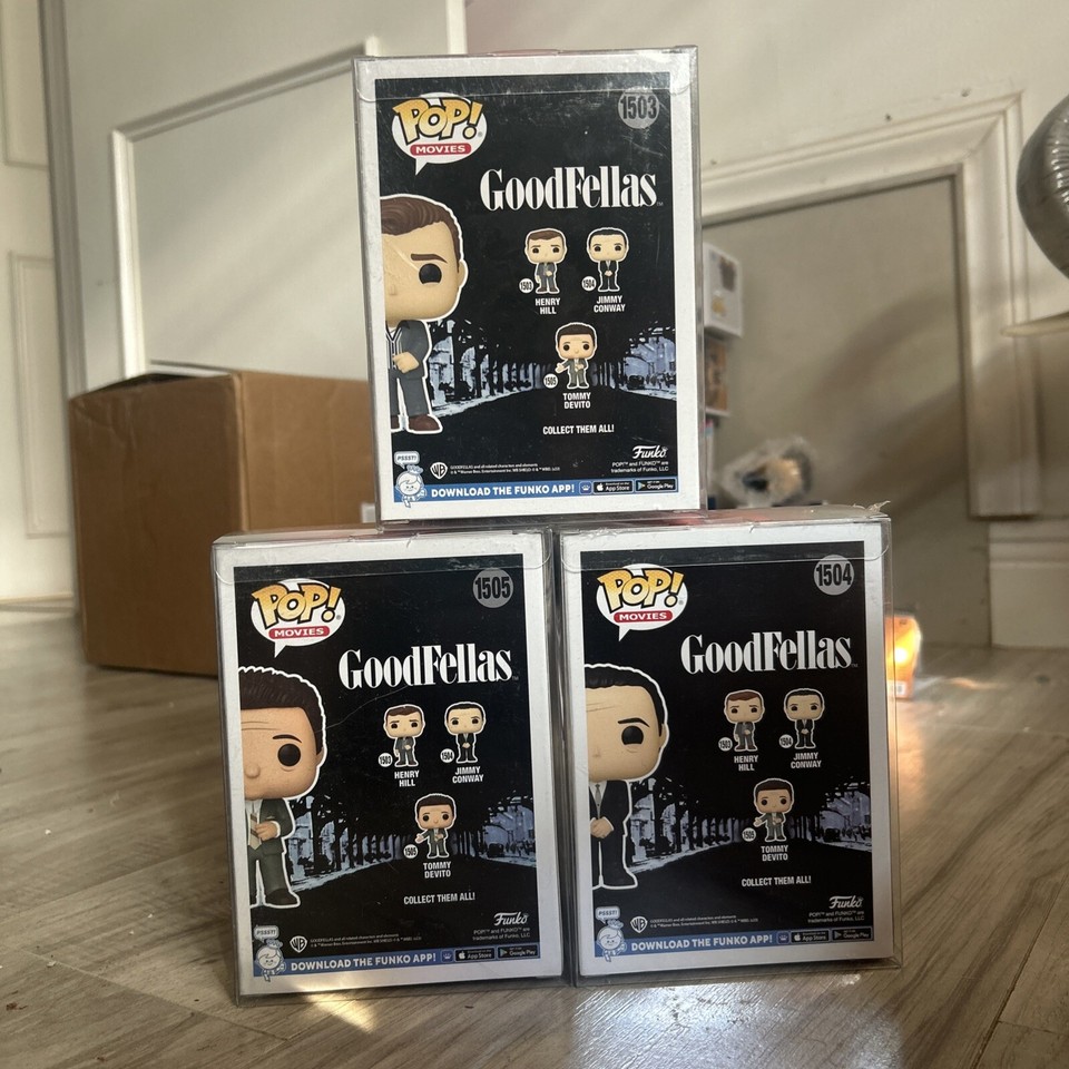 Funko POP! Movies: Goodfellas - Complete Set #1503-1505 In Protectors ...