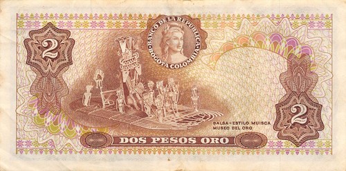 Colombia 2 Pesos Oro 7.20.1977 Circulated Banknote Top5 | eBay