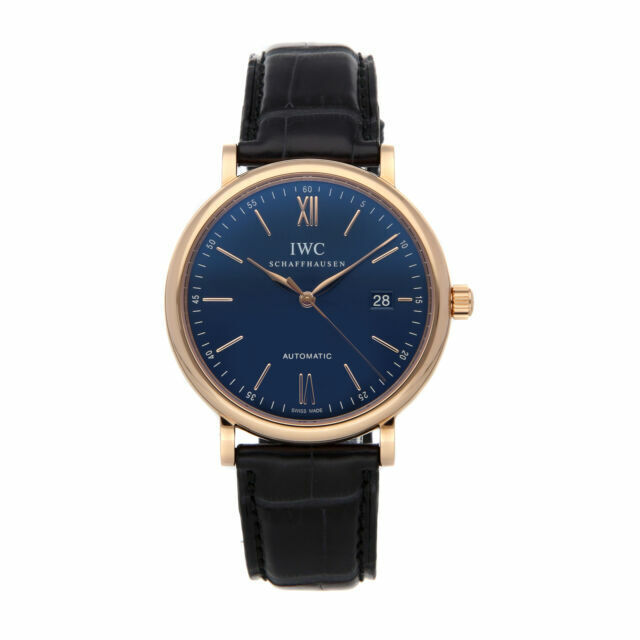 IWC Portofino Blue Men's Watch - IW356522 for sale online | eBay
