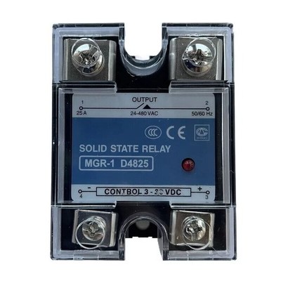 New For MGR-1 D4825 25A 3-32VDC 24-480VAC Single Phase Solid State ...