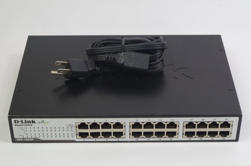 D-Link DGS-1024D 24 Port Unmanaged 100 / 1000 Gigabit Ethernet Switch ...