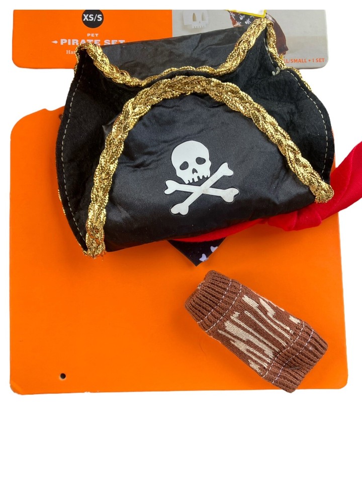 XS/Small Breed Dog PIRATE Dressup Costume Halloween NEW! Hyde & Eek | eBay