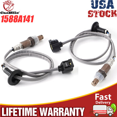 2PCS O2 Oxygen Sensor 1588A141 For Mitsubishi Outlander Lancer 2.0L 2 ...