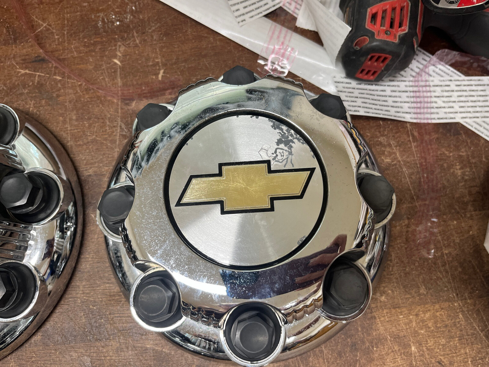 1999-2010 Chevy Truck Silverado 2500 8 Lug Alloy Wheel Center Caps OEM ...