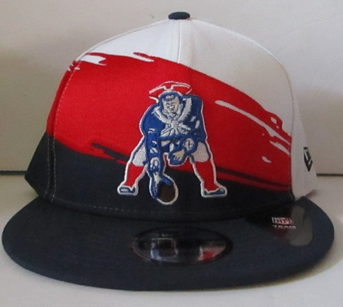 N.E. PATRIOTS THROWBACK LOGO NEW ERA 9FIFTY VINTAGE SPLASH SNAPBACK HAT ...