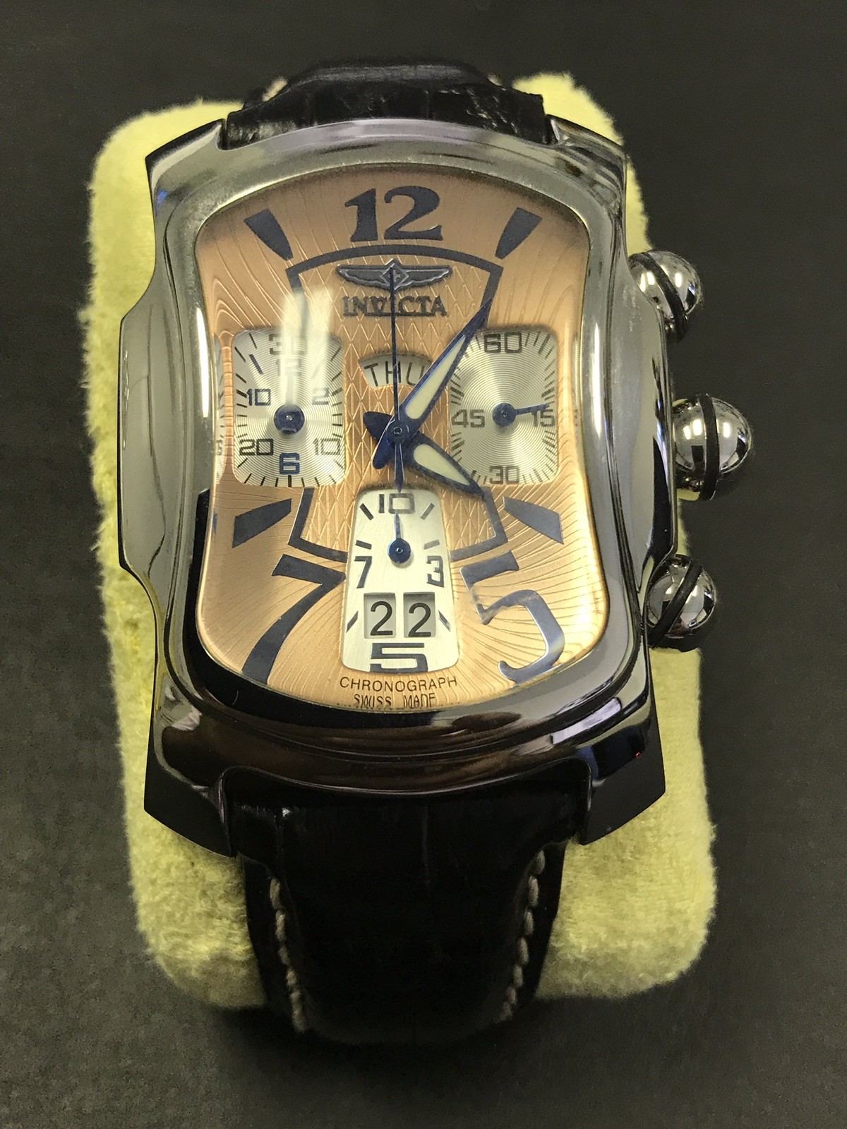 INVICTA Vintage Men’s CHRONOGRAPH Bronze DIAL WATCH #2585 | eBay