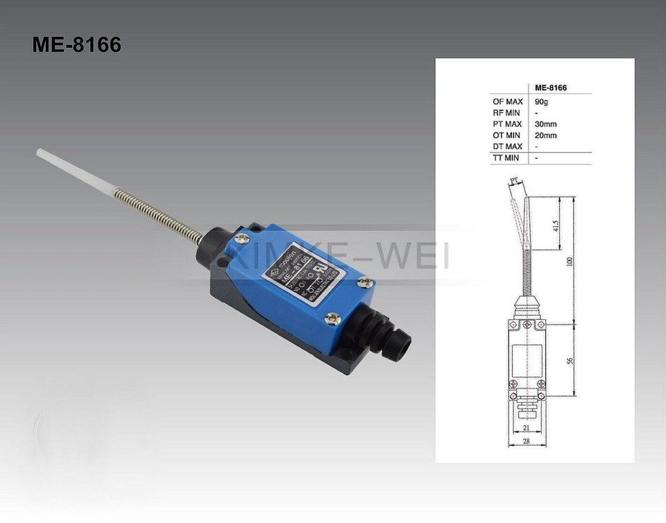 5x Wobble Stick Type Safety Micro Limit Switch ME8166 AC 250V New | eBay