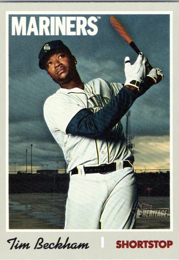 2019 Topps Heritage #554 Tim Beckham Seattle Mariners | eBay