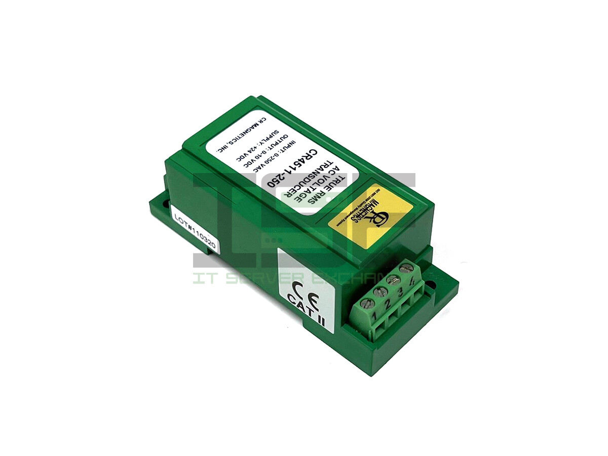 CR Magnetics CR4511-250 True RMS AC Voltage Transducer 0-250VAC IN 0 ...