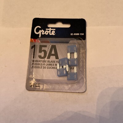 Grote Industries ATM Mini Blade Fuses 15A 5-Pack | eBay