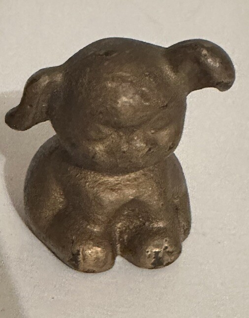 Small Cast Iron Dog Hubley Miniature Cast Iron Fox Terrier Dog