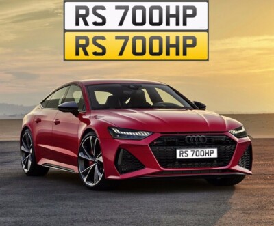 AUDI RS7 PRIVATE NUMBER PLATE(RS70 OHP) RS7 700HP CHERISHED AUDI RS7 ...