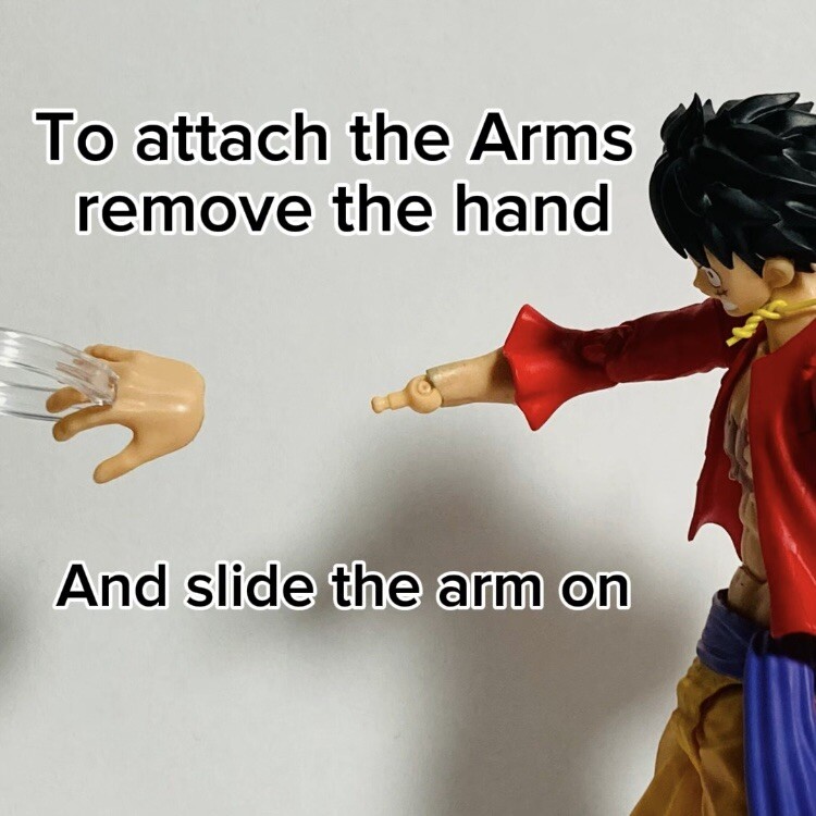 sh figuarts luffy Stretched Haki Arms Custom Accessories High Quality ...