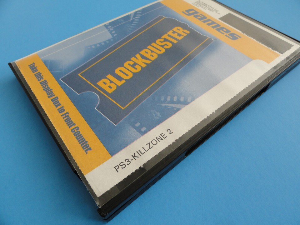 PLAYSTATION 3 KILLZONE 2 - BLOCKBUSTER VIDEO RENTAL CASE - NO GAME | eBay