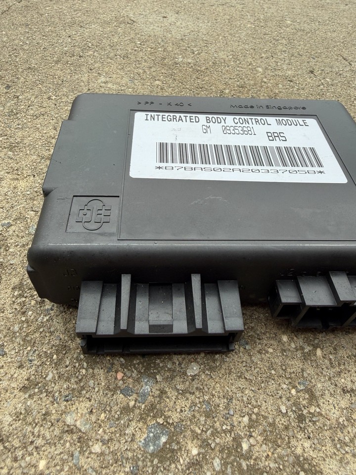 Camaro/Firebird BCM Integrated Body Control Module 09353681 OEM Tested ...