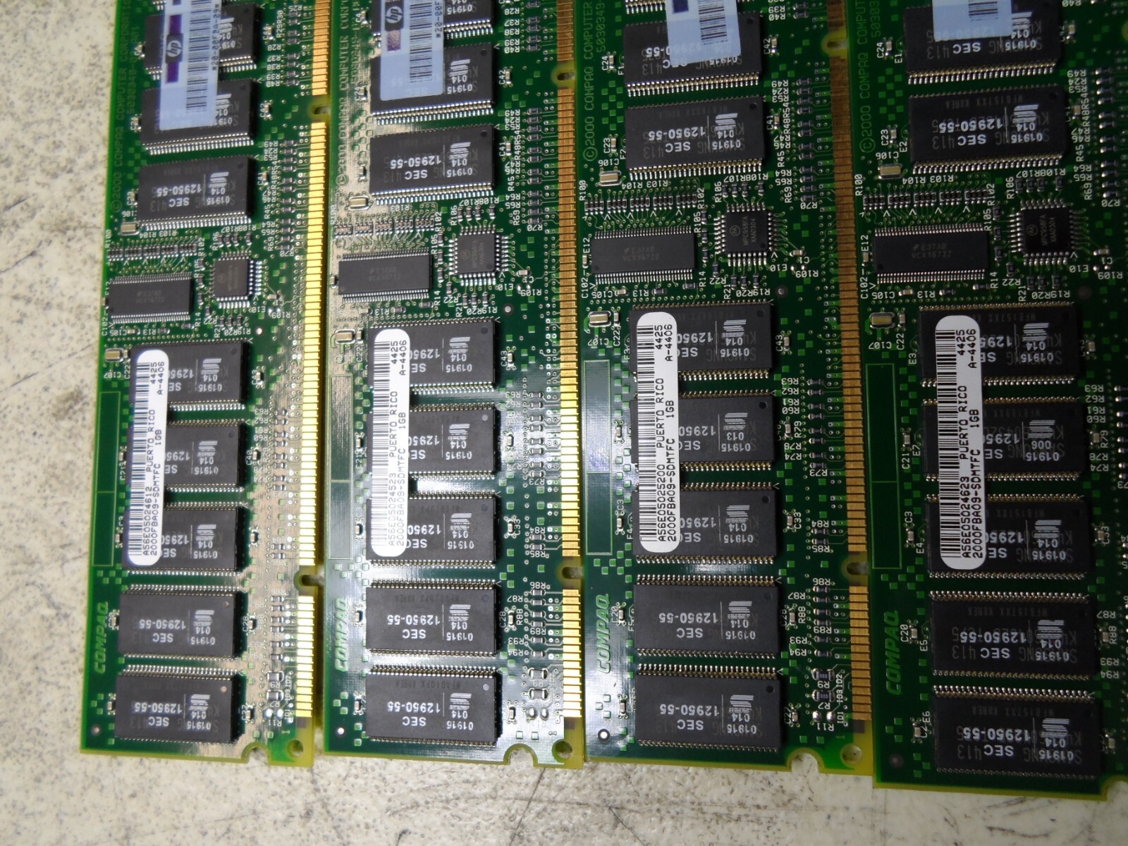 Compaq DEC HP MS620-DB 4X 20-00FBA-09 Alpha Server 4Gb Memory for DS25 ...