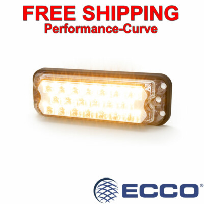 Ecco Surface Mount Amber LED 6"x2" - 3811A | eBay