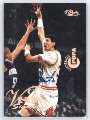 1996 Classic Constantin Popa #NNO Auto Visions Los Angeles Clippers | eBay